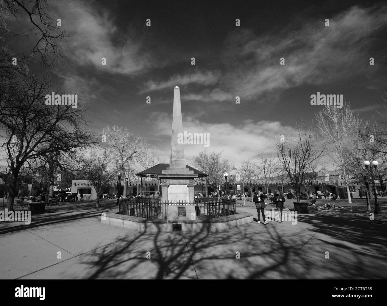 A 19th century obelisk monument dedicated to America's soldiers is the ...