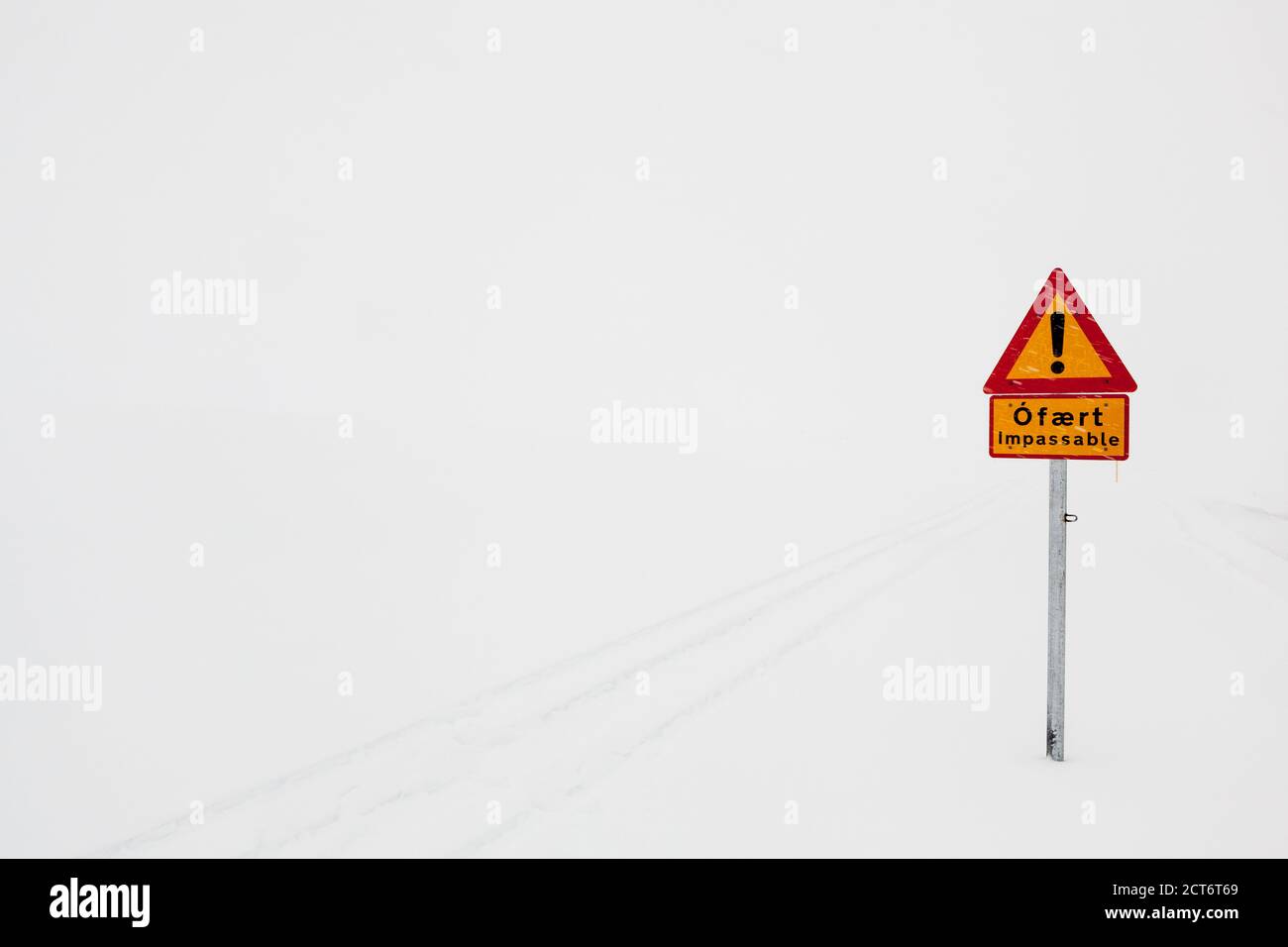 Impassable sign hi-res stock photography and images - Alamy