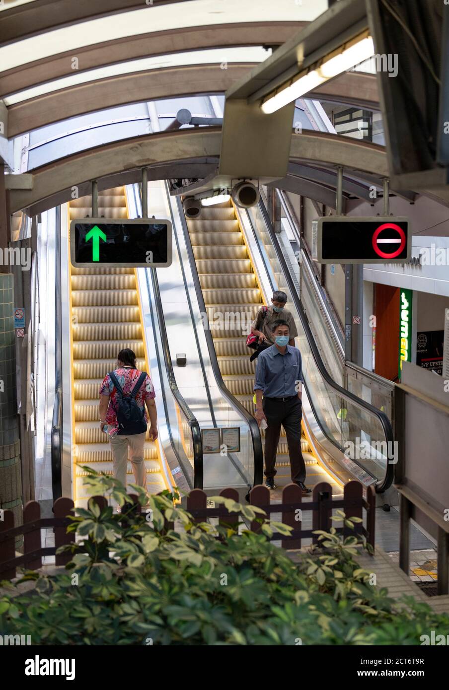 Worlds longest escalator system hi-res stock photography and images - Alamy