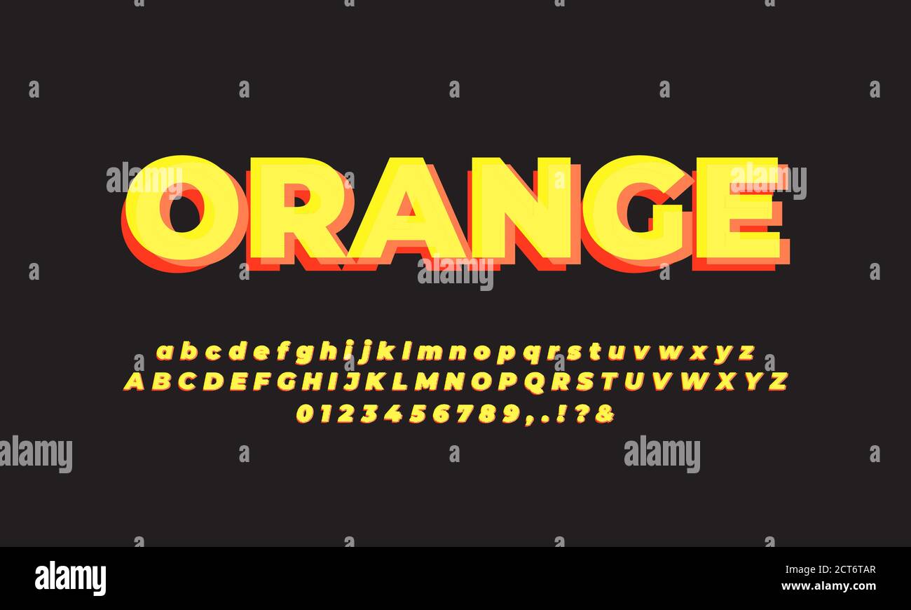 Layer Effect Font High Resolution Stock Photography and Images - Alamy