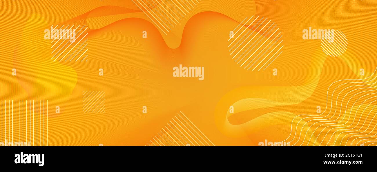 Abstract orange background. Bright linear background. Vector ...