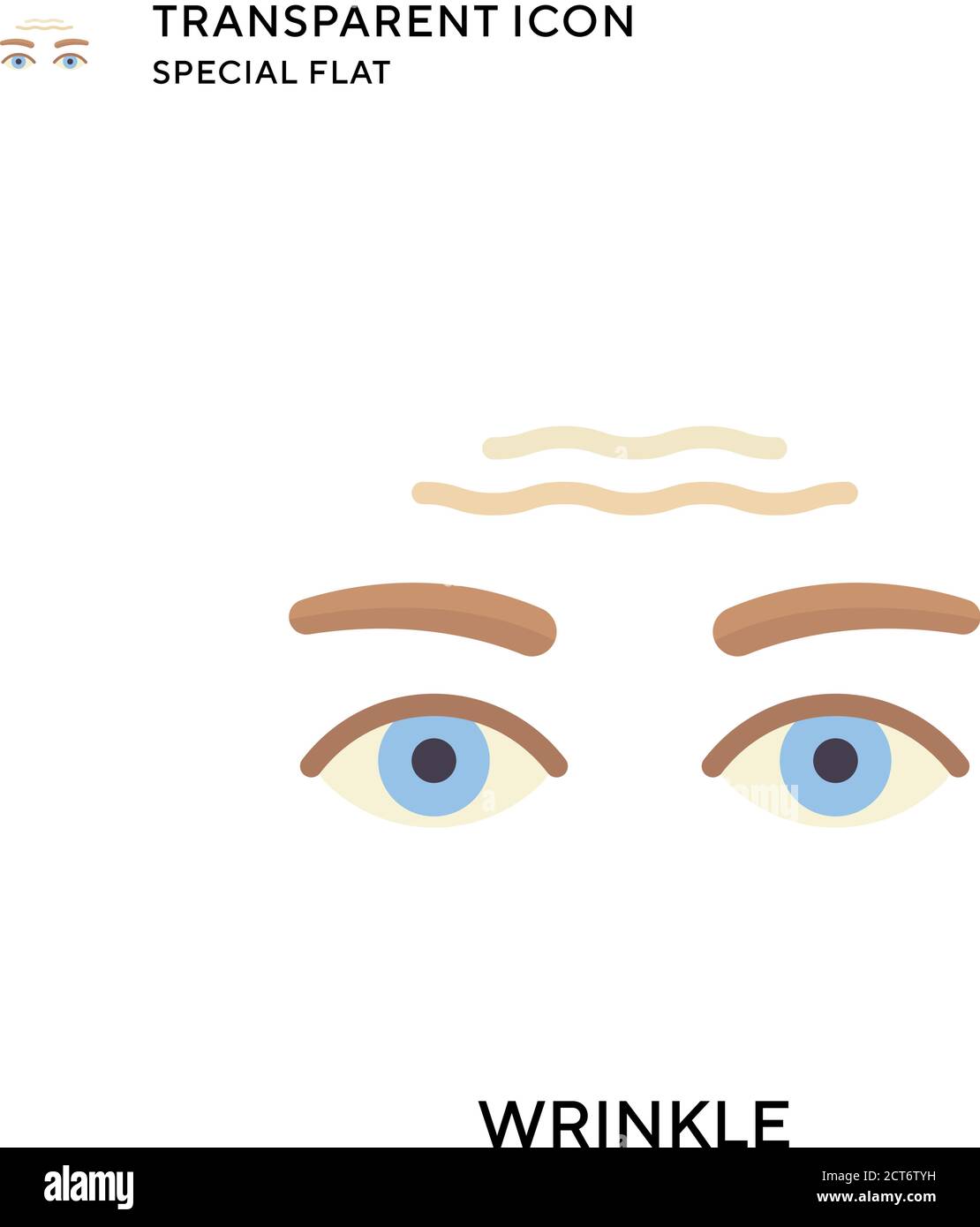 Old wrinkled face Stock Vector Images - Alamy