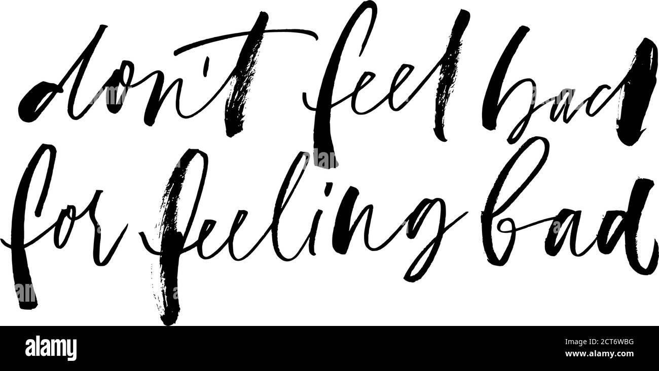 Feeling good text Stock Vector Images - Alamy