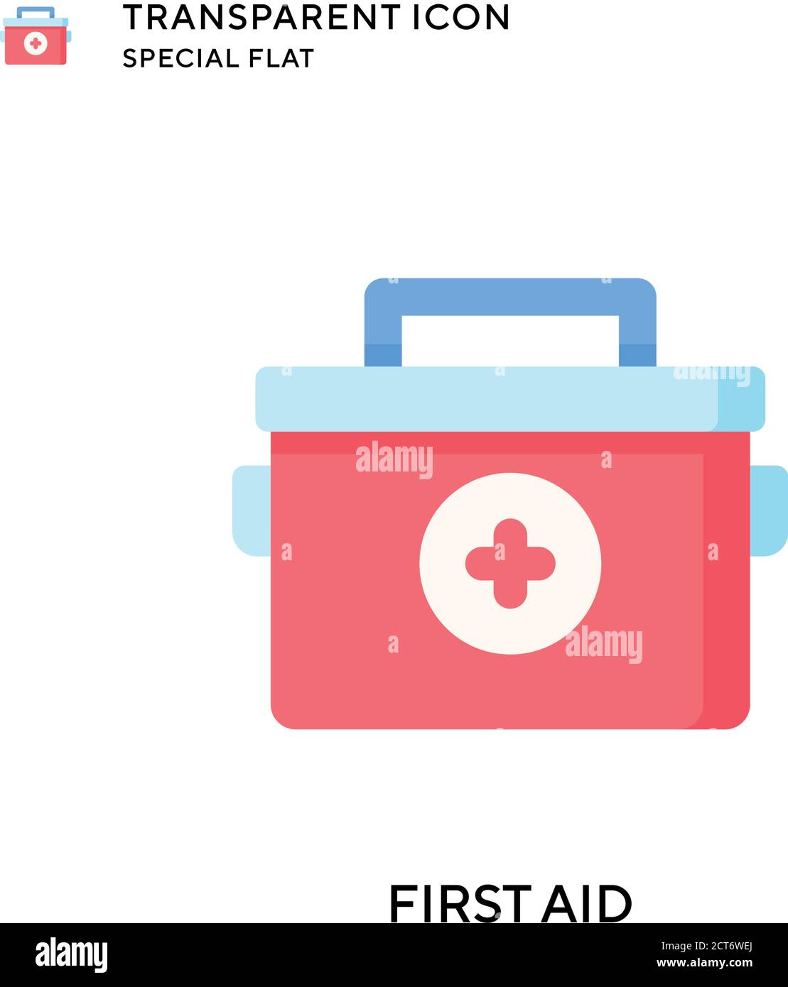 First aid vector icon. Flat style illustration. EPS 10 vector Stock ...