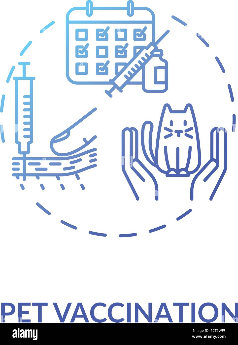 Concept of dog vaccination Stock Vector Images - Alamy