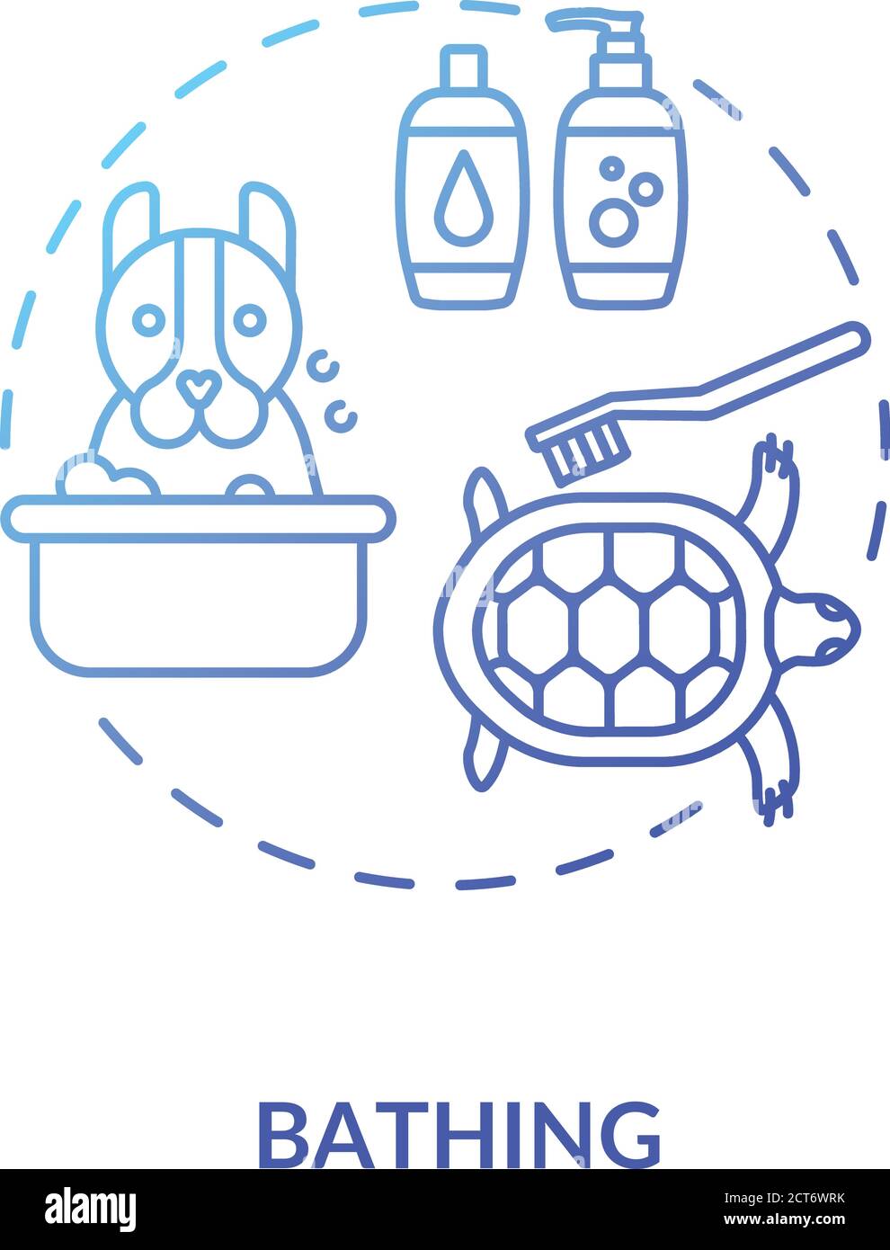 Bathing concept icon Stock Vector Image & Art - Alamy