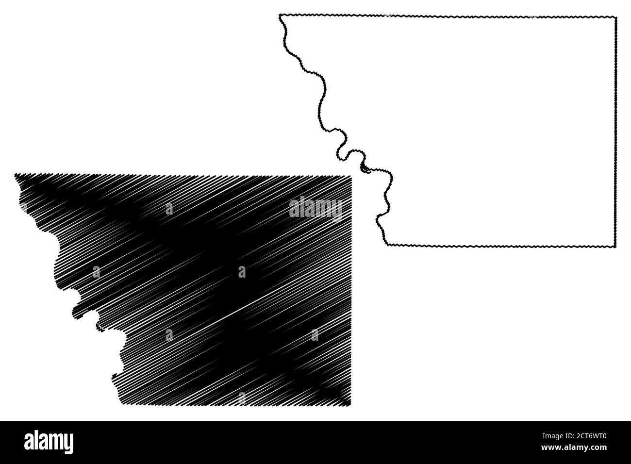 Map of monona hi-res stock photography and images - Alamy