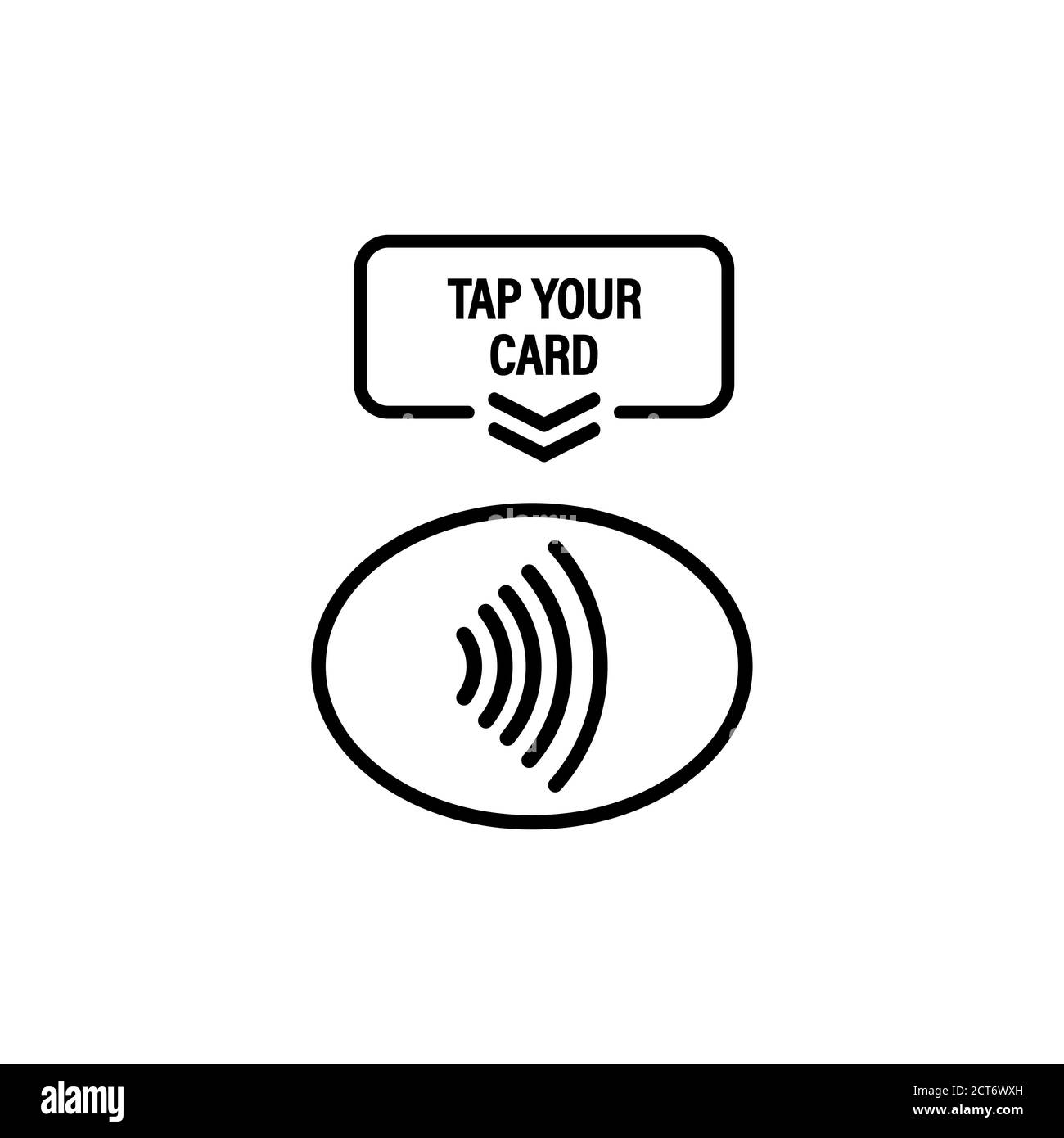 Tap your card icon. NFC. Terminal confirms contactless payment by ...