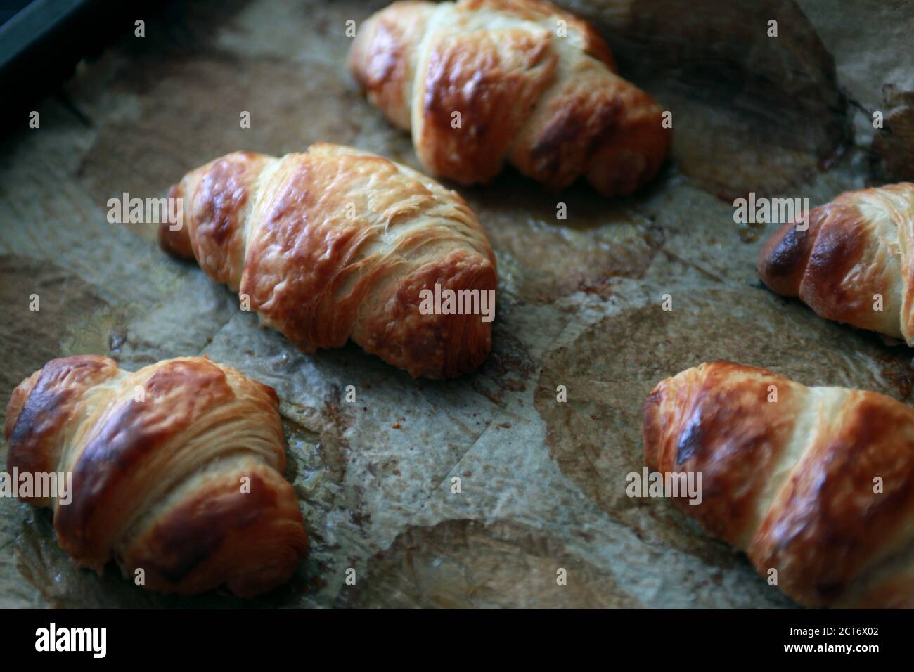 homemade pastries, Croissants Stock Photo - Alamy