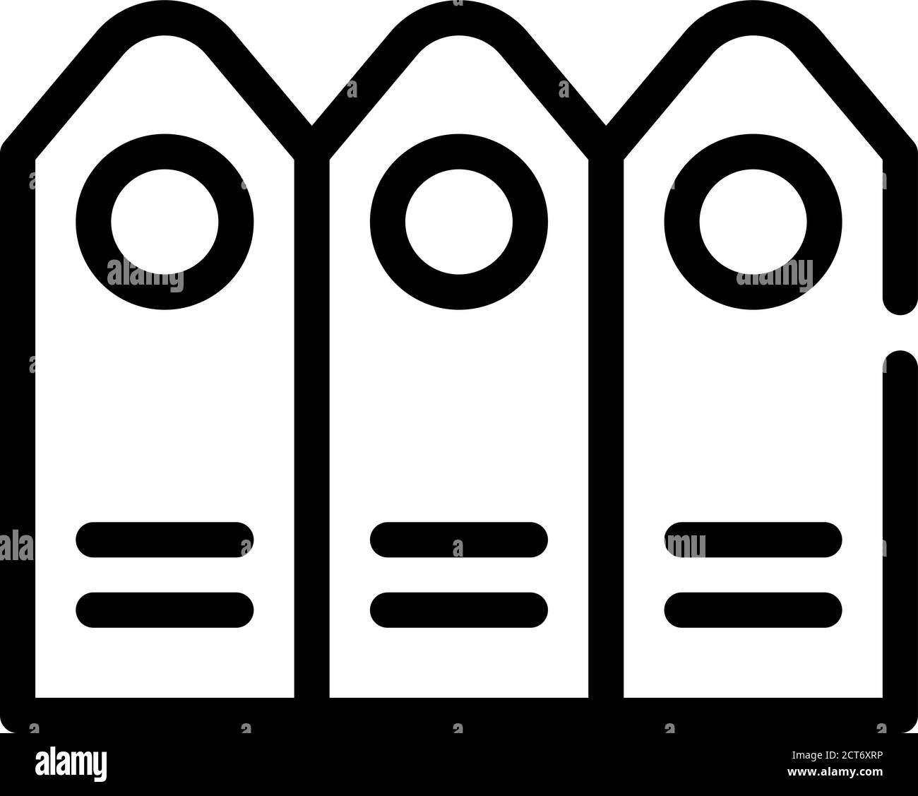 pollution level line icon vector symbol illustration Stock Vector Image ...