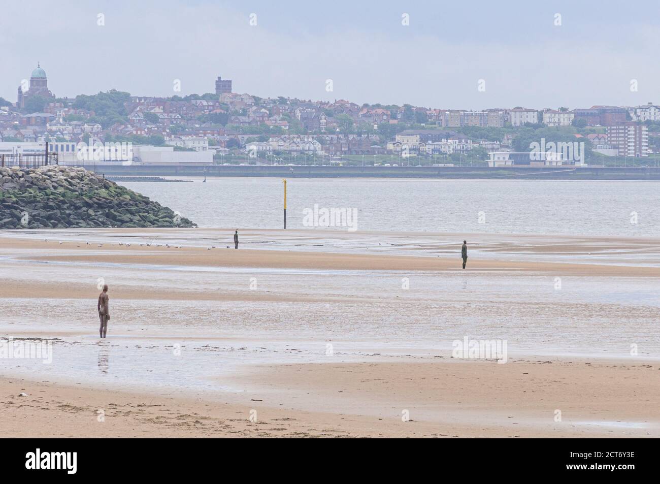 Art installation Another Place by Sir Antony Gormley at Mariners Road ...