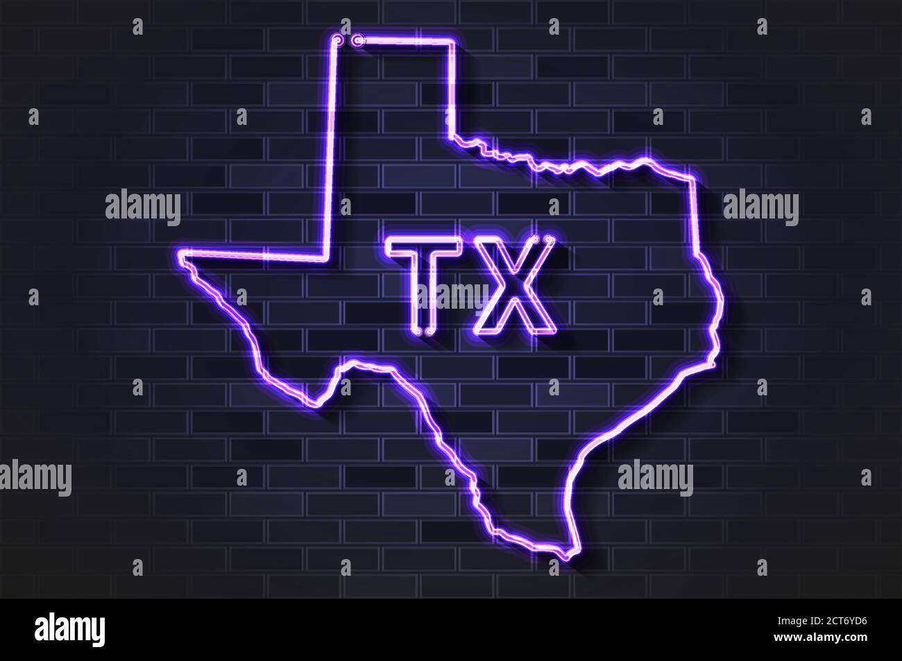 Map of wall texas hi-res stock photography and images - Alamy