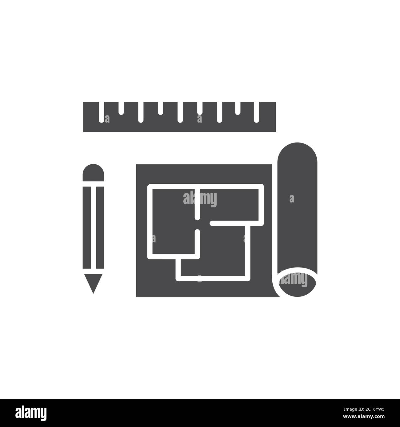 Floor plan drawings (simple) hi-res stock photography and images - Alamy