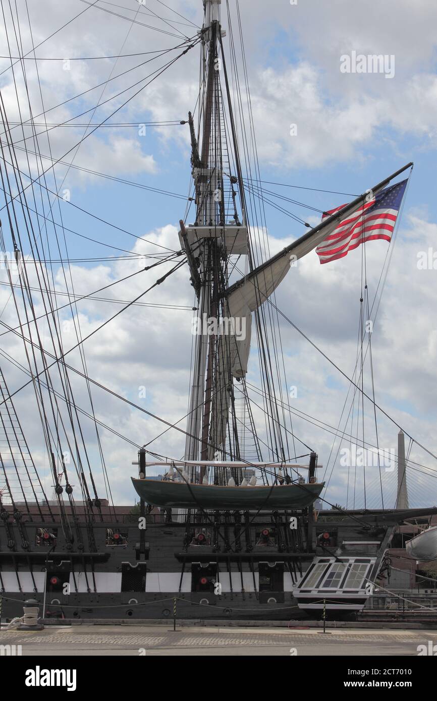 Uss constitution old ironsides in hi-res stock photography and images ...