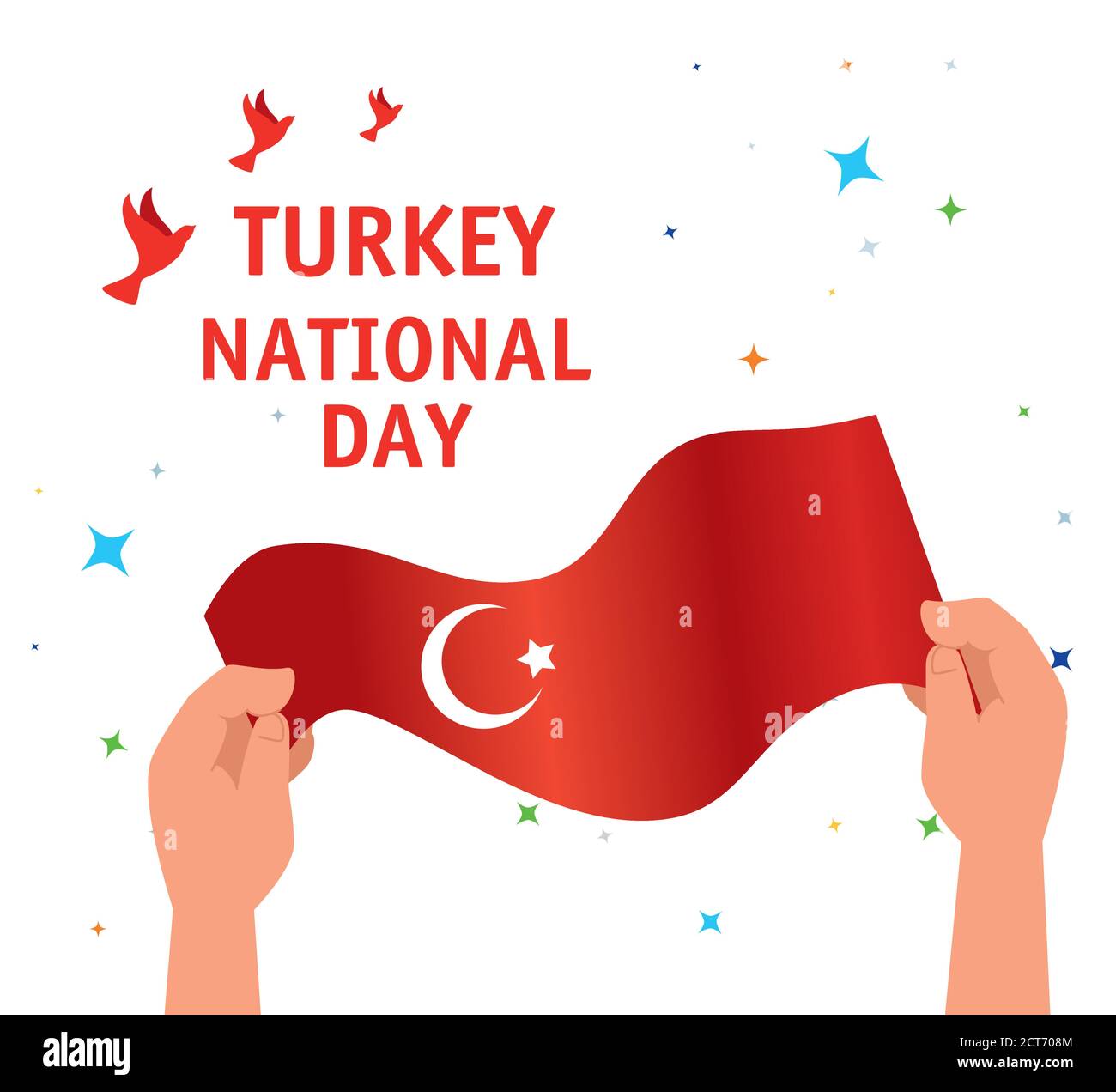 Vector 29 ekim republic Cut Out Stock Images & Pictures - Alamy