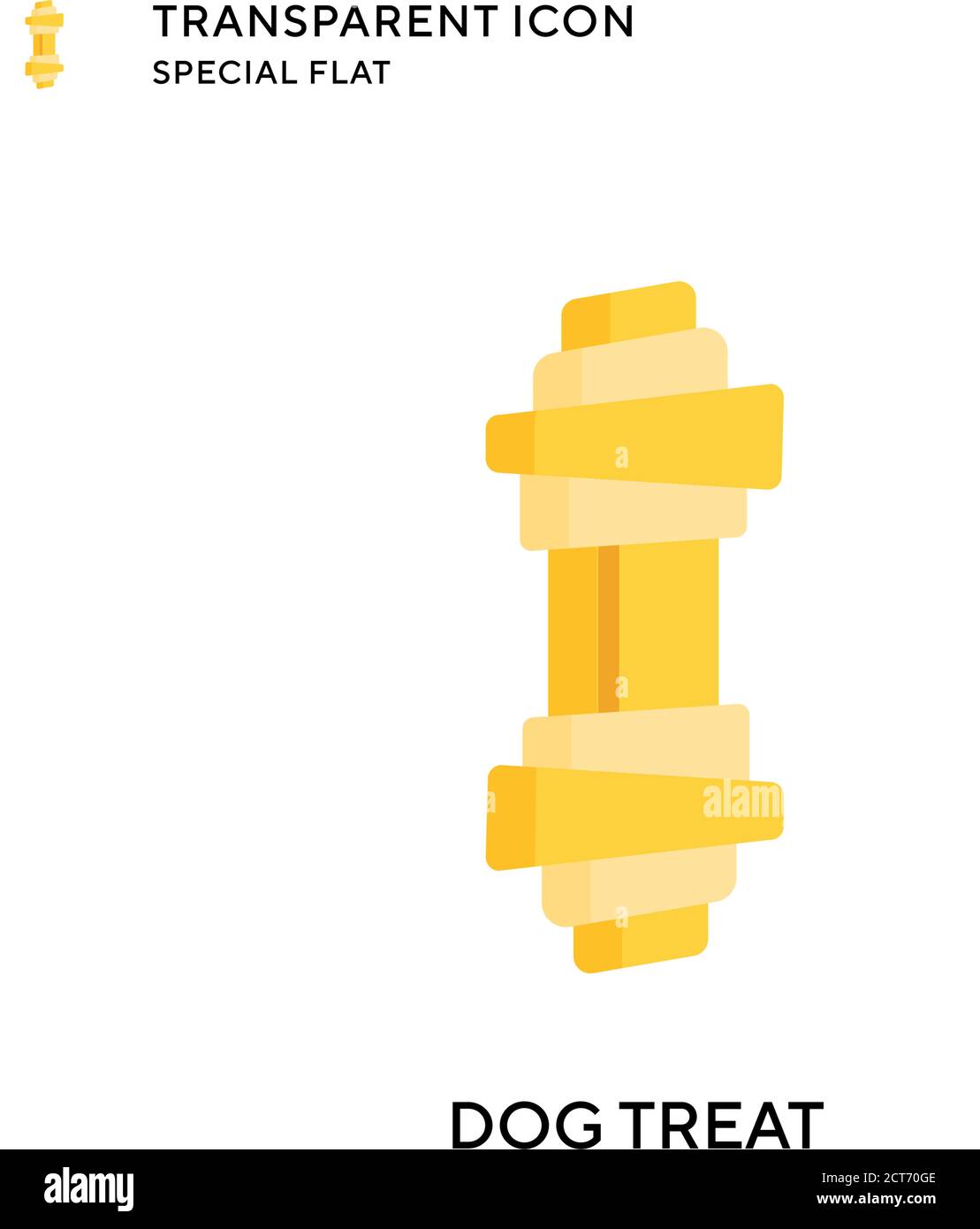 Dog treat vector icon. Flat style illustration. EPS 10 vector Stock ...