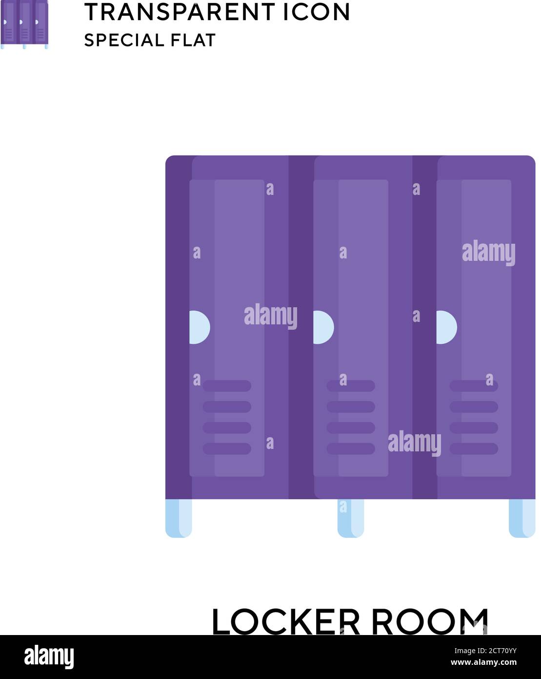 Locker room vector icon. Flat style illustration. EPS 10 vector Stock ...