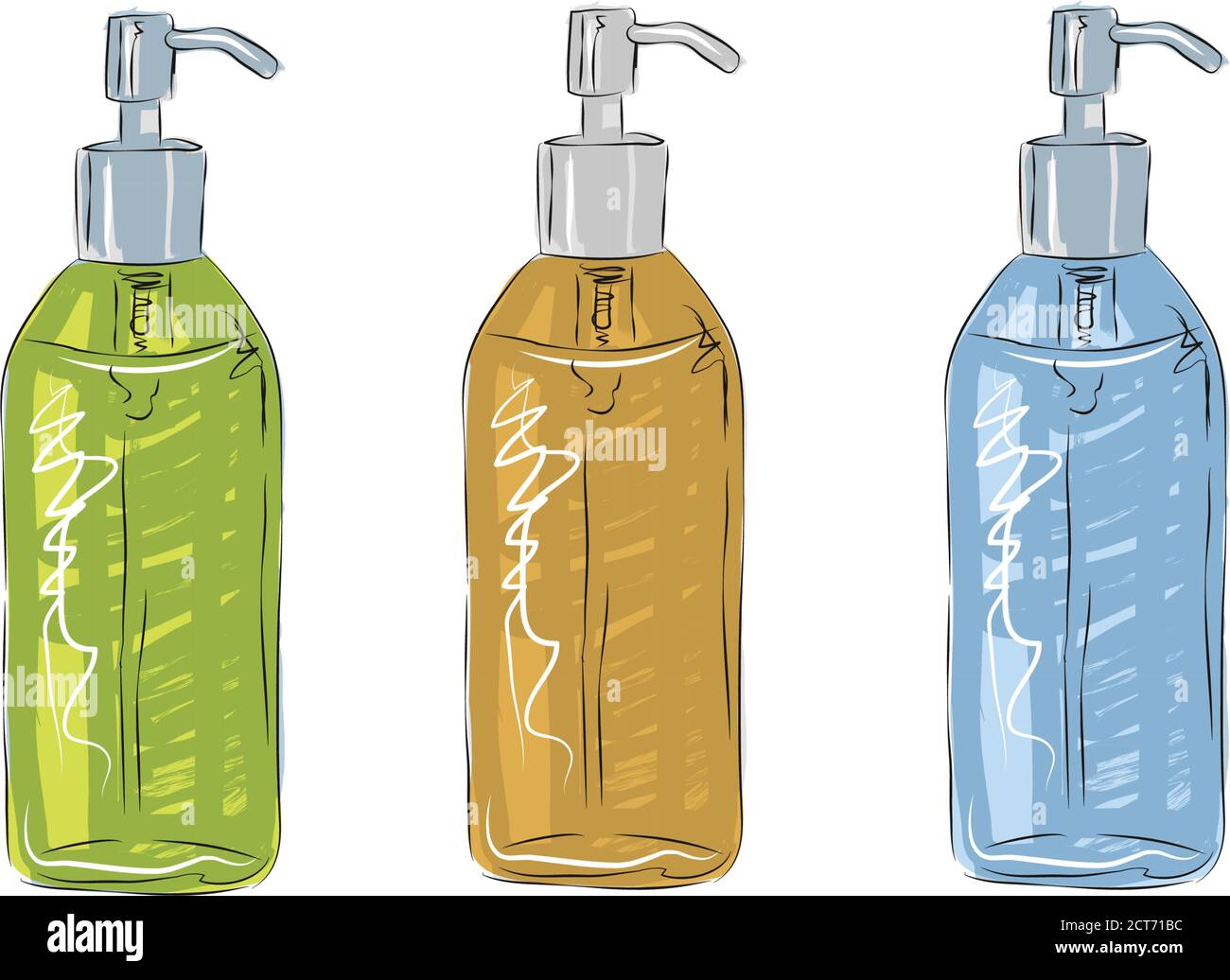 Skin Regimen Emulsiya Sketch Of Cosmetics Stock Vector Image And Art Alamy