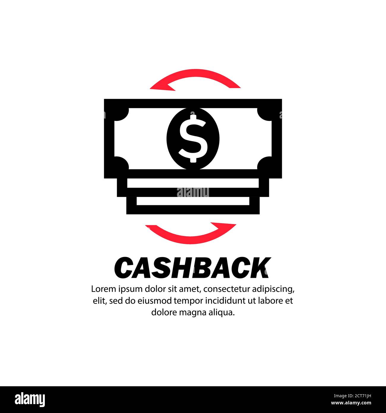 Cashback icon. Money return. Payment. Shopping. Vector on isolated ...