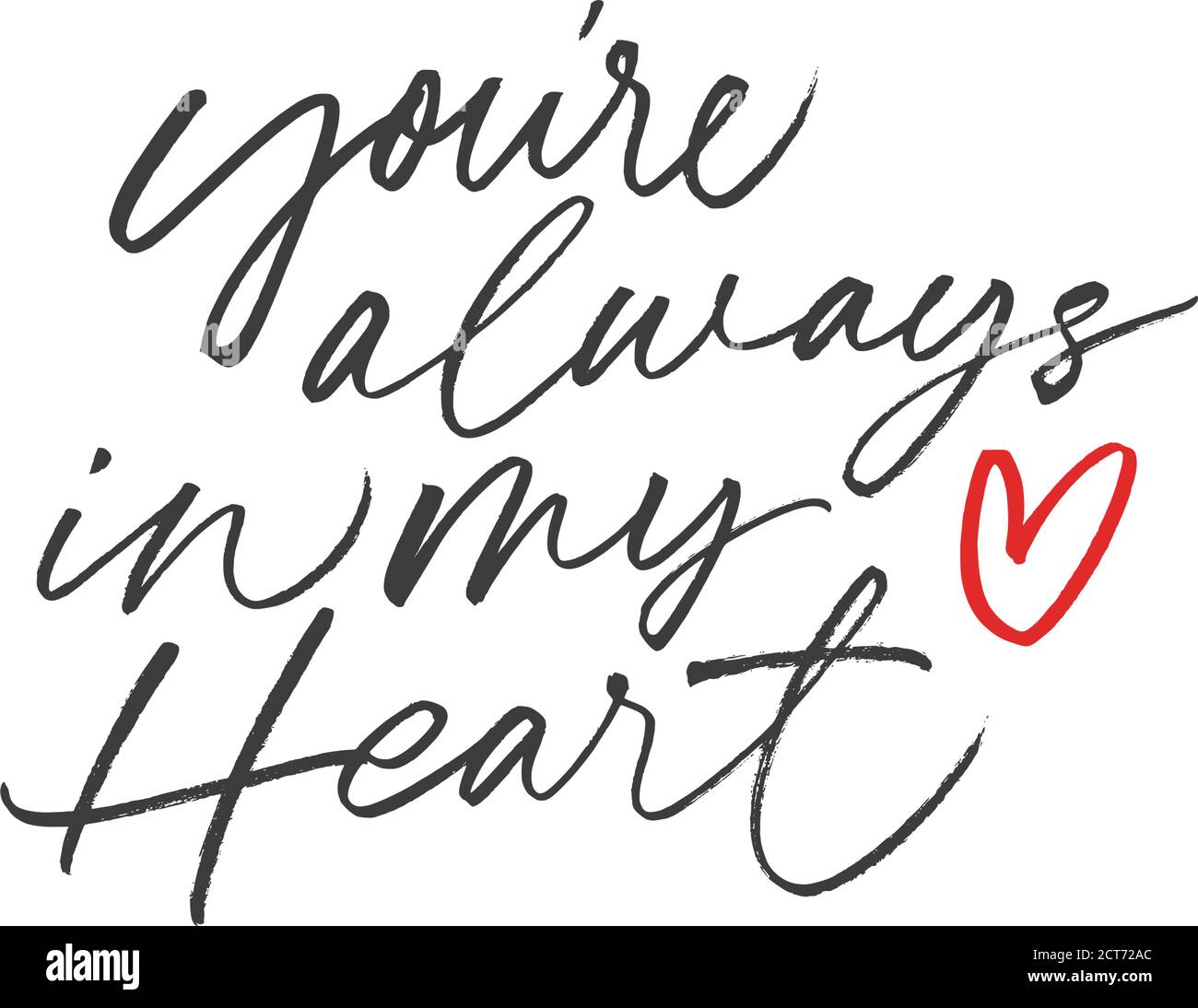 Cursive heart hi-res stock photography and images - Alamy