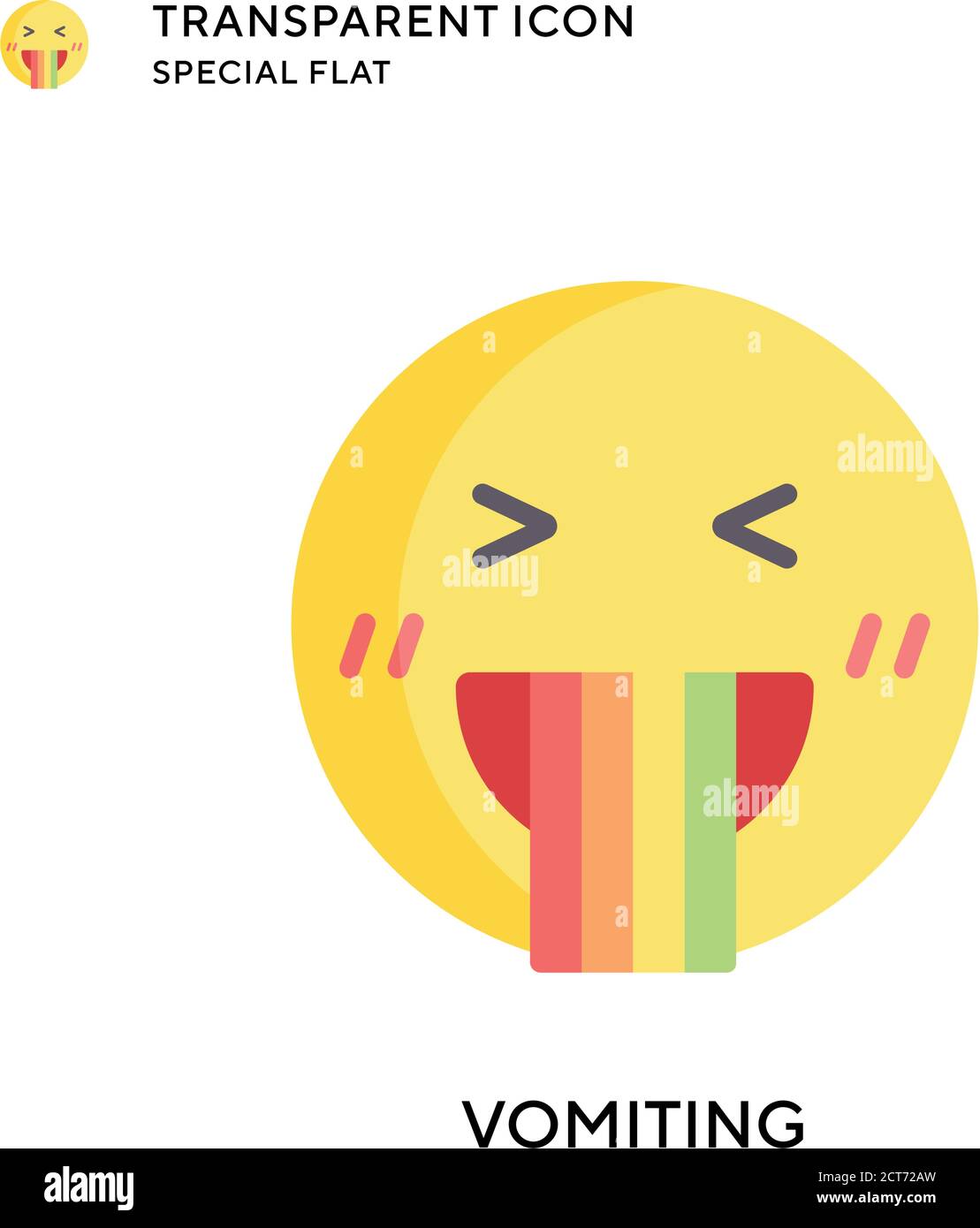 Girl vomiting Cut Out Stock Images & Pictures - Alamy