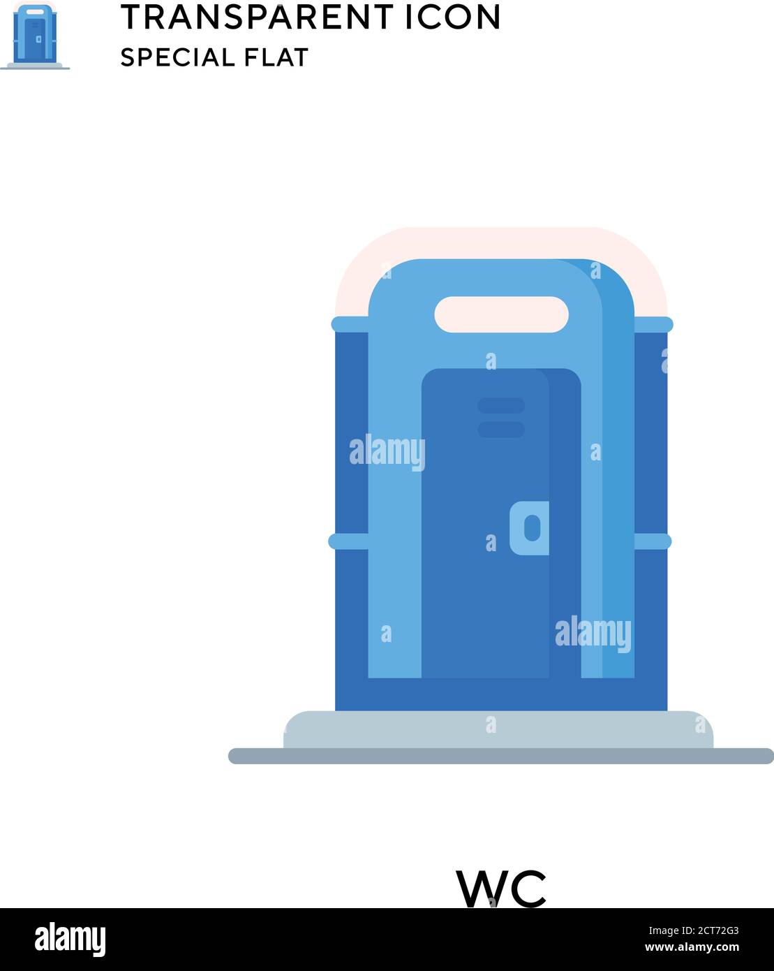 Wc vector icon. Flat style illustration. EPS 10 vector Stock Vector ...