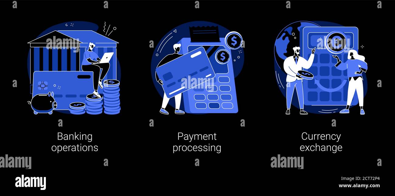 Financial services abstract concept vector illustrations Stock Vector ...