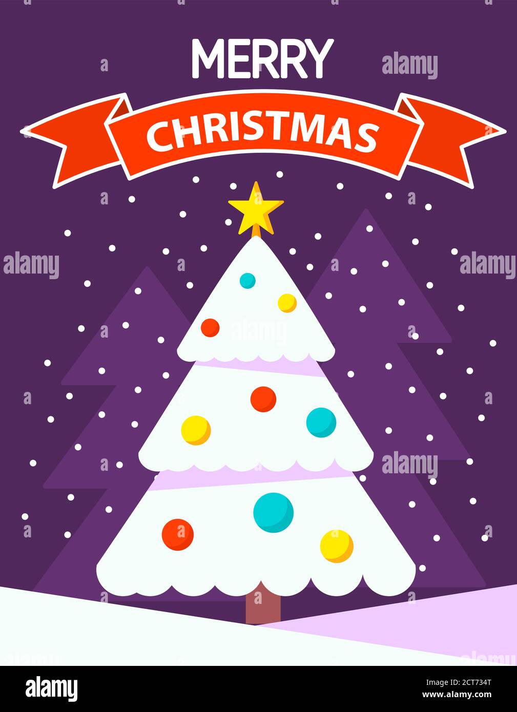 Christmas boxes balls snowflake Stock Vector Images - Alamy