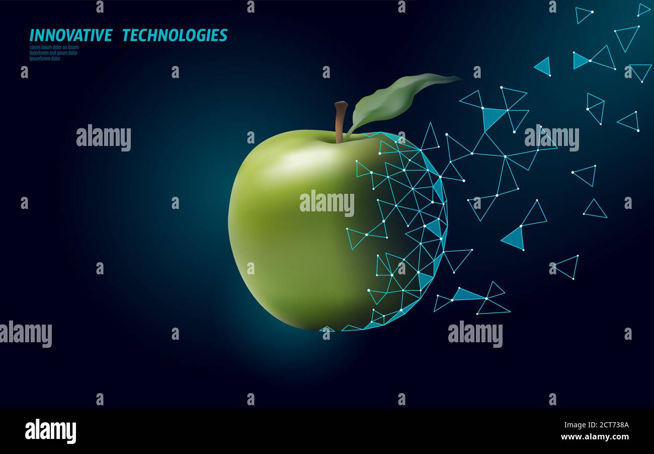 GMO apple gene modified plant. Science chemistry biology genetics ...