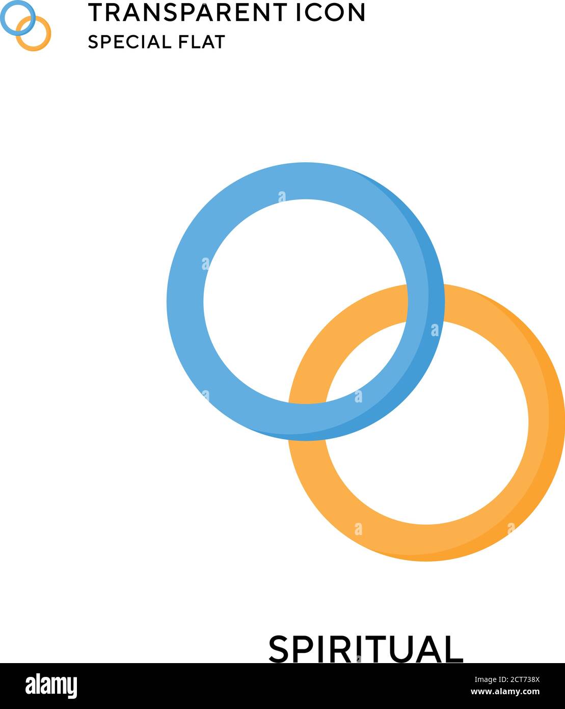 Spiritual vector icon. Flat style illustration. EPS 10 vector Stock ...