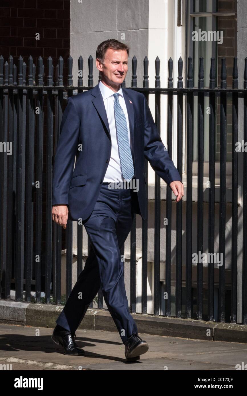Jeremy hunt former conservative party cabinet minister hi-res stock ...