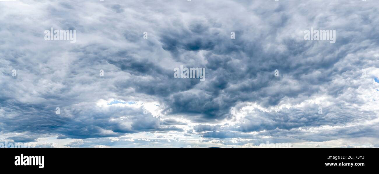 textural blue dark sky clouds, gloomy landscape Stock Photo - Alamy