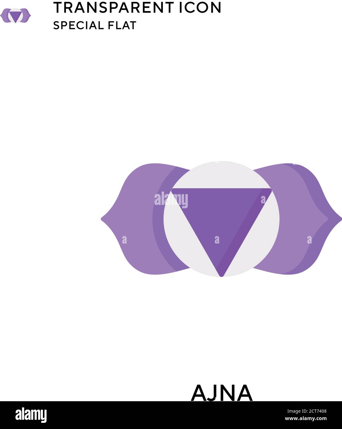 Symbol third eye ajna chakra Stock Vector Images - Alamy