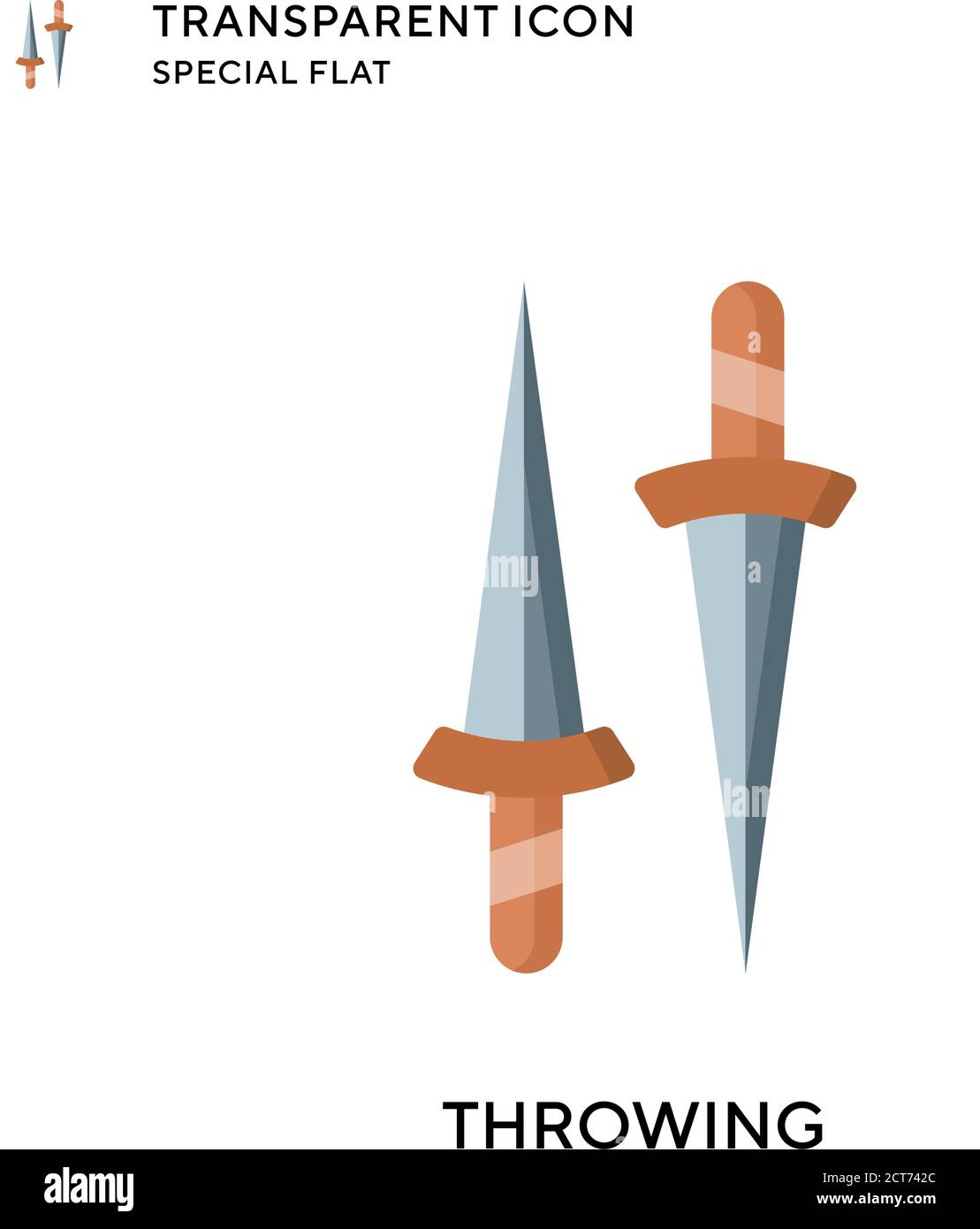 Throwing vector icon. Flat style illustration. EPS 10 vector Stock ...