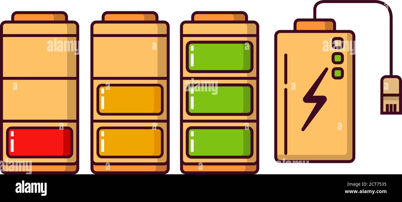 Cartoon battery hi-res stock photography and images - Alamy