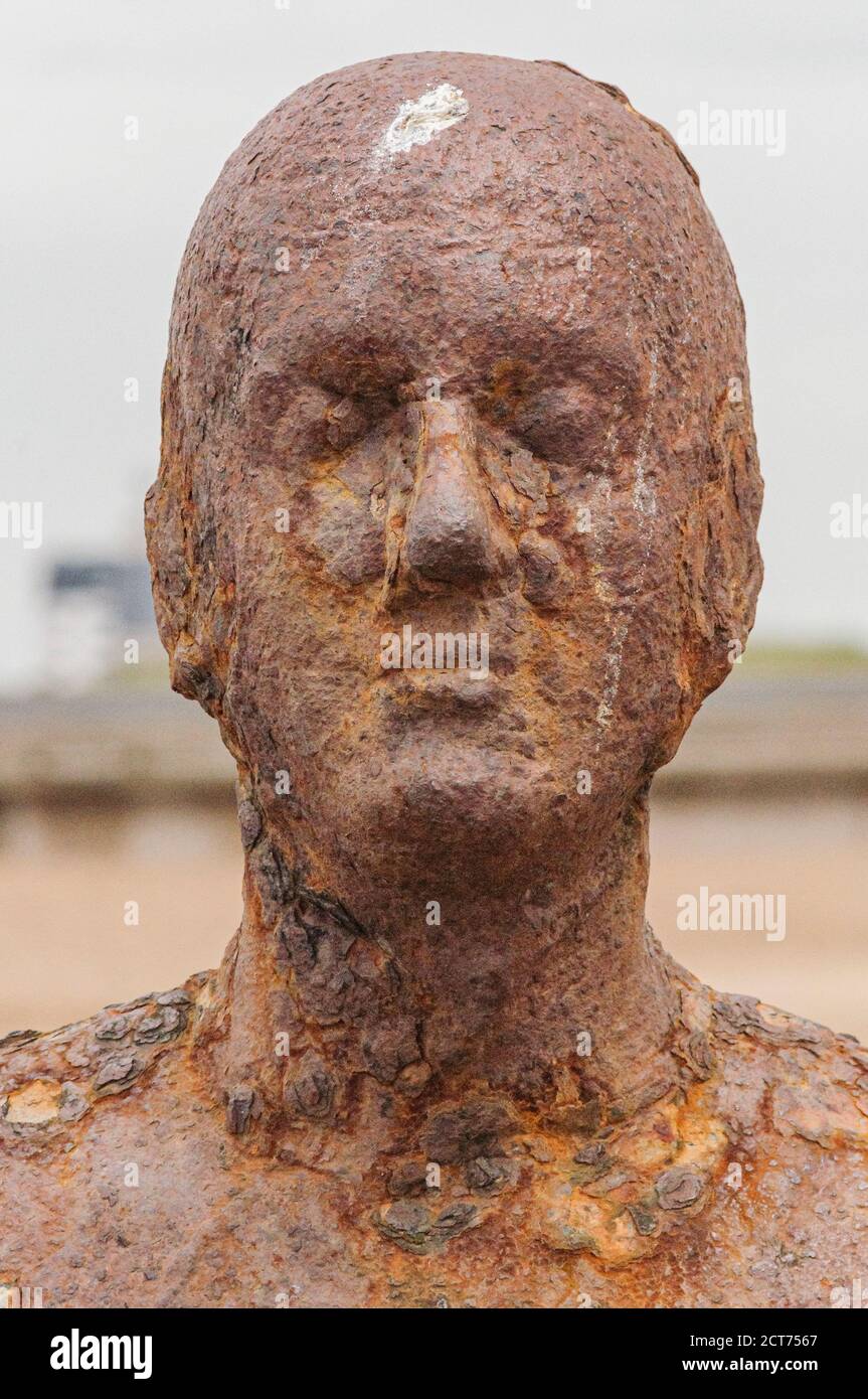 Art installation Another Place by Sir Antony Gormley at Mariners Road ...