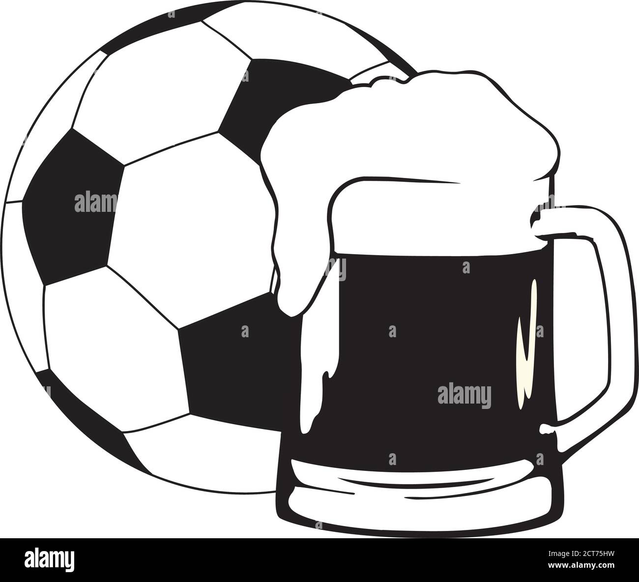 Draft beer sign Cut Out Stock Images & Pictures - Alamy