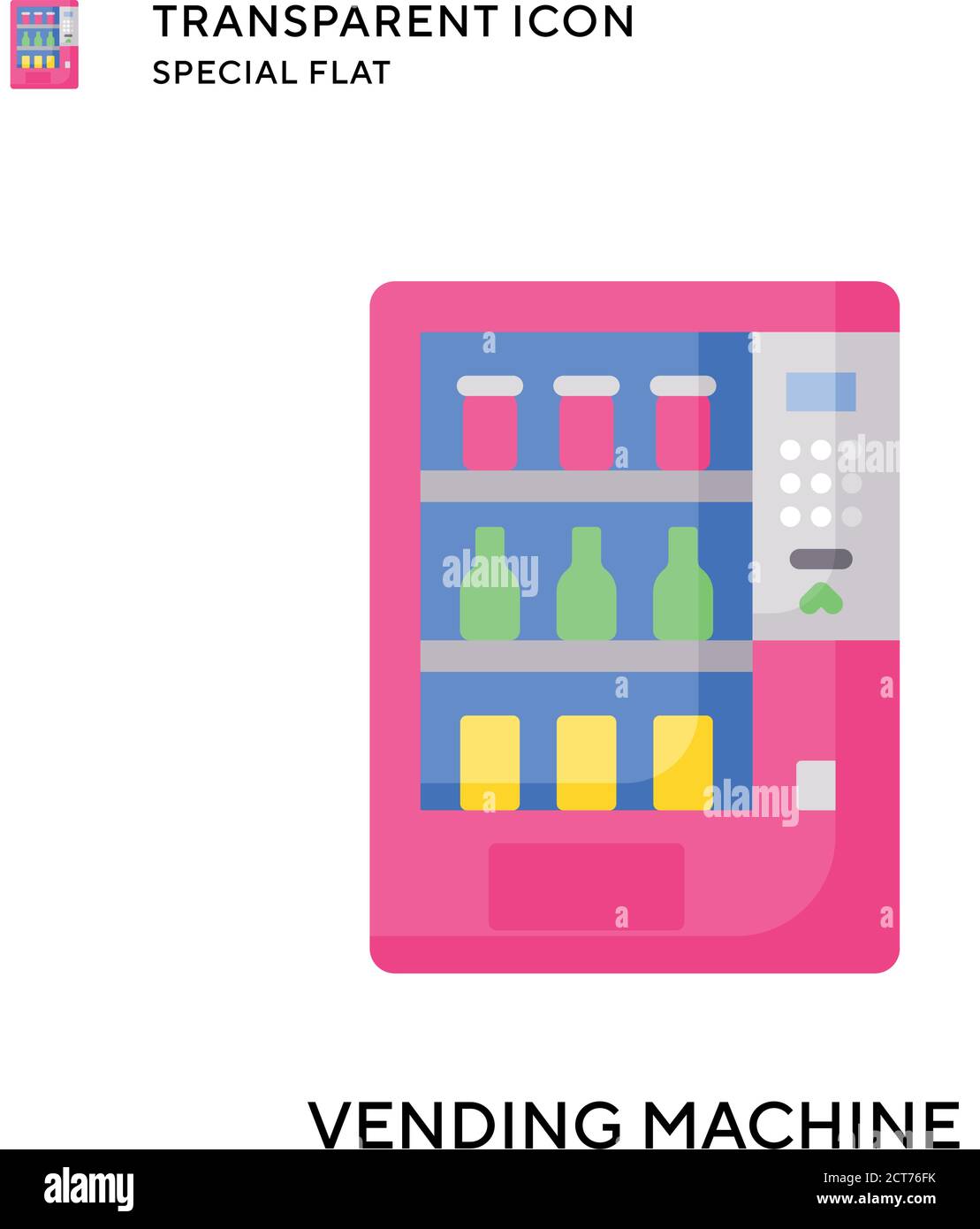 Vending machine food buying Stock Vector Images - Alamy