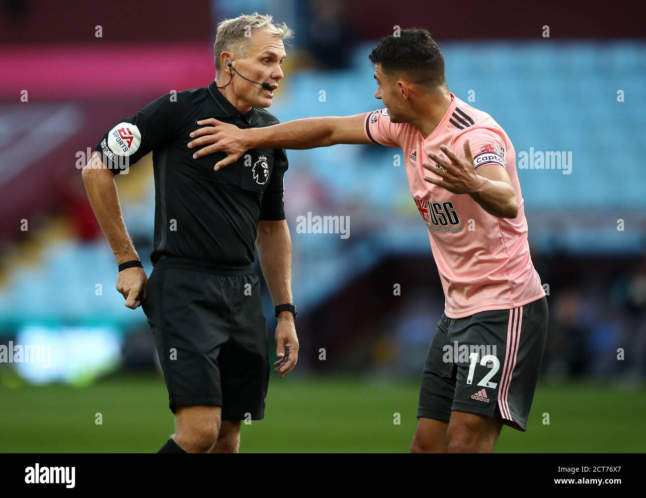 Sheffield uniteds john egan reacts hi-res stock photography and images ...