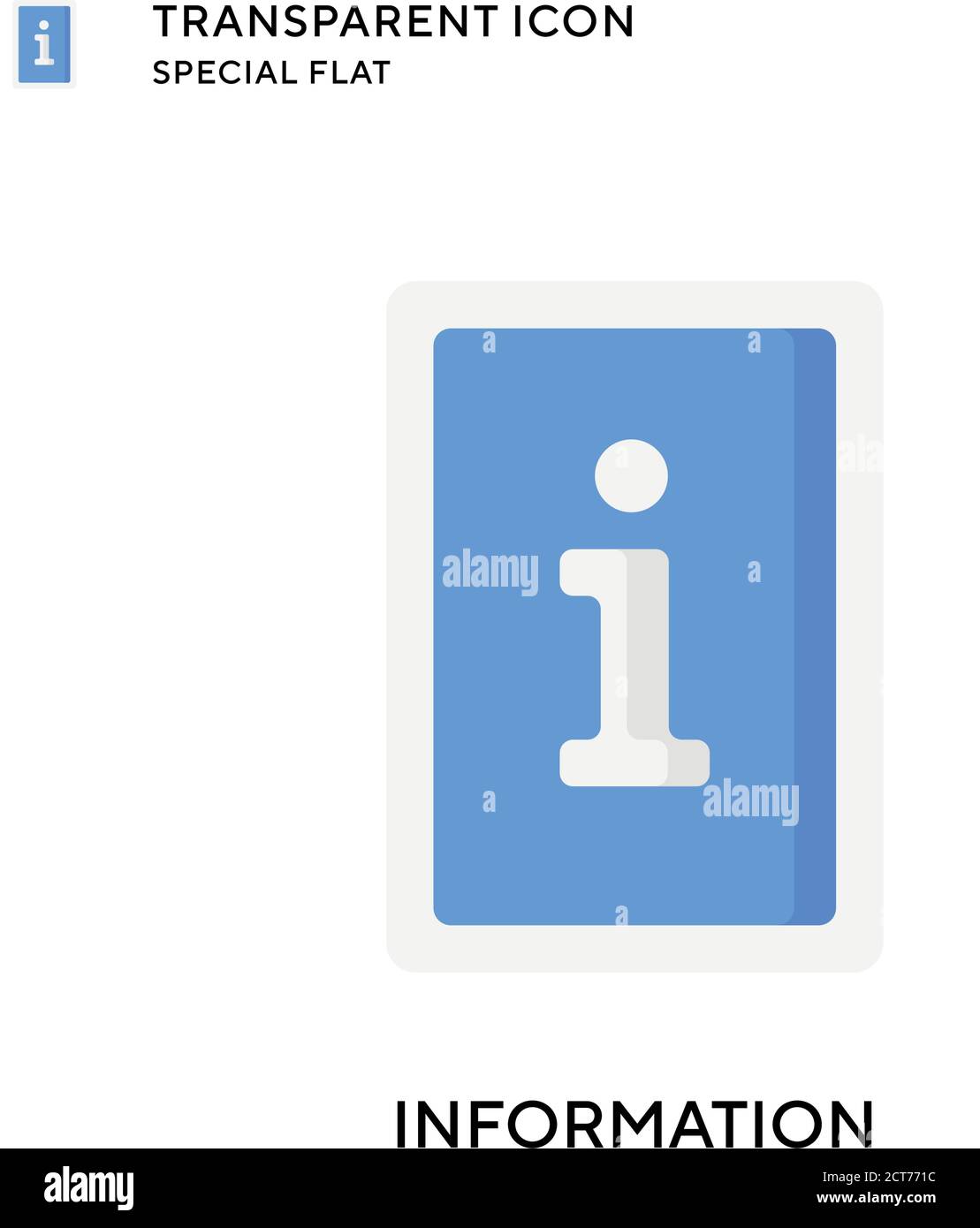 Information vector icon. Flat style illustration. EPS 10 vector Stock ...