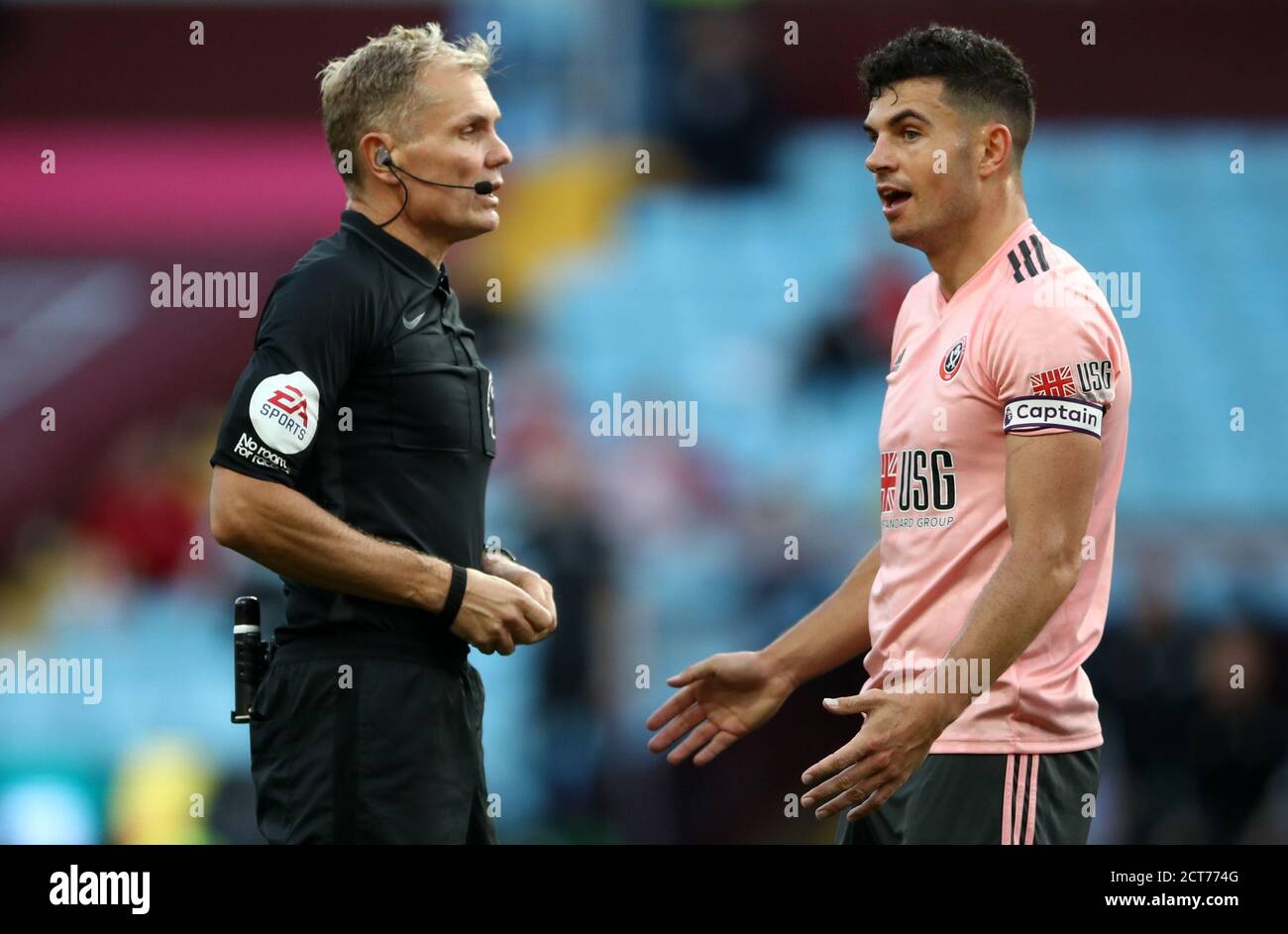 Sheffield uniteds john egan reacts hi-res stock photography and images ...