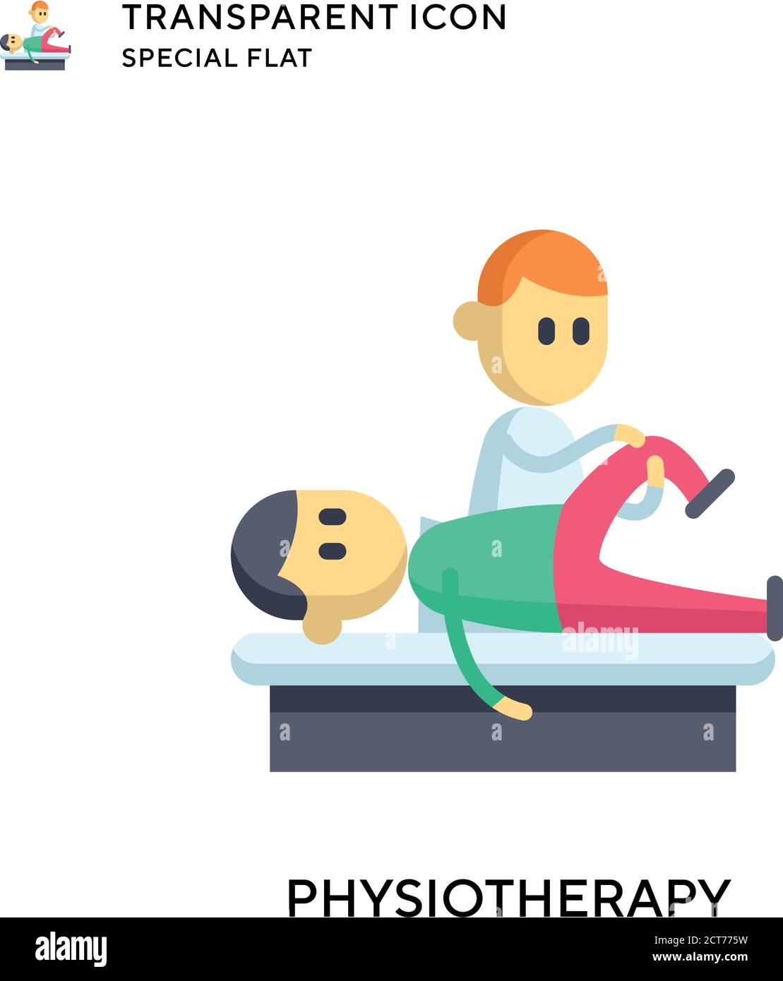 Mature woman stretching leg Stock Vector Images - Alamy