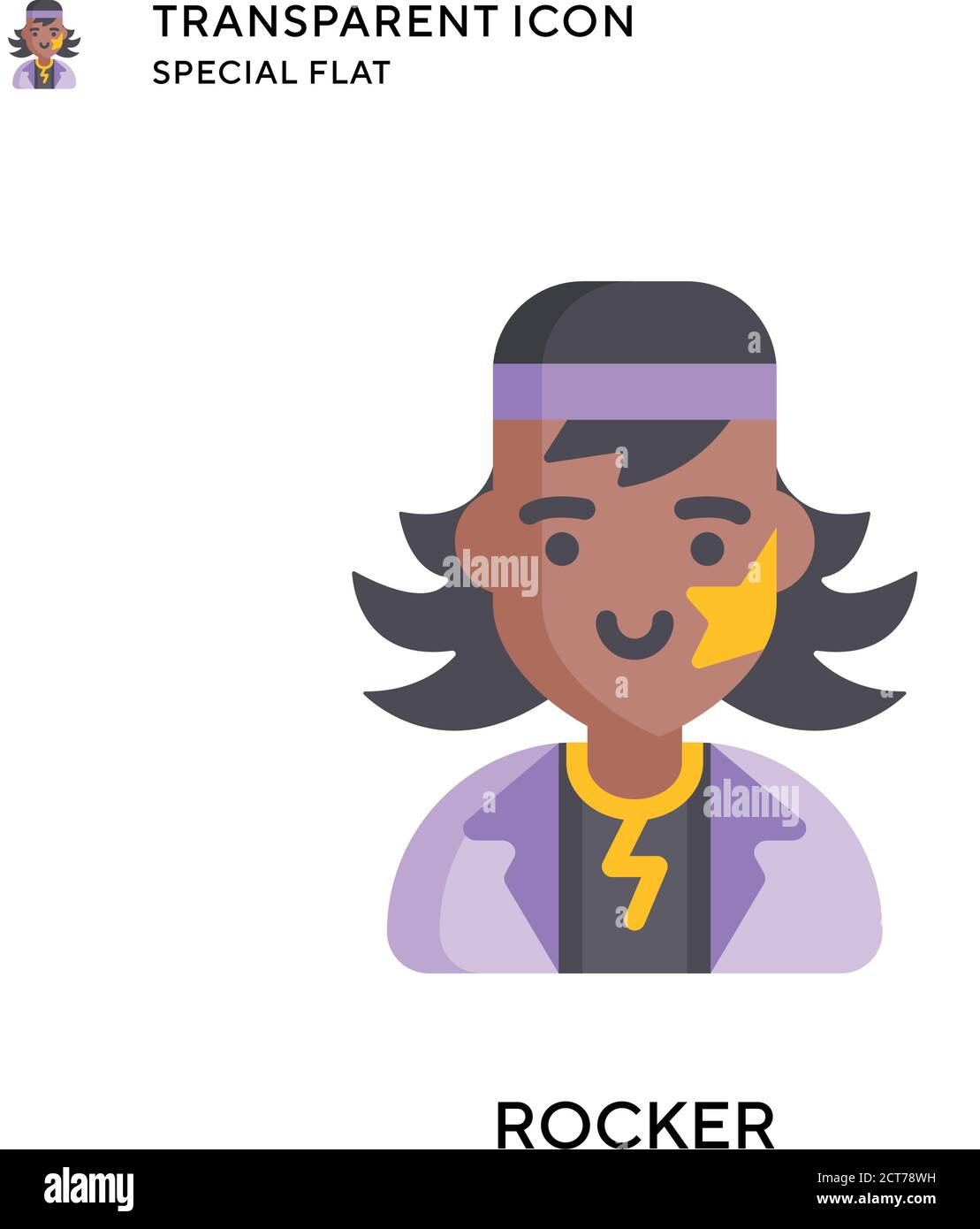 Female punk rocker Stock Vector Images - Alamy