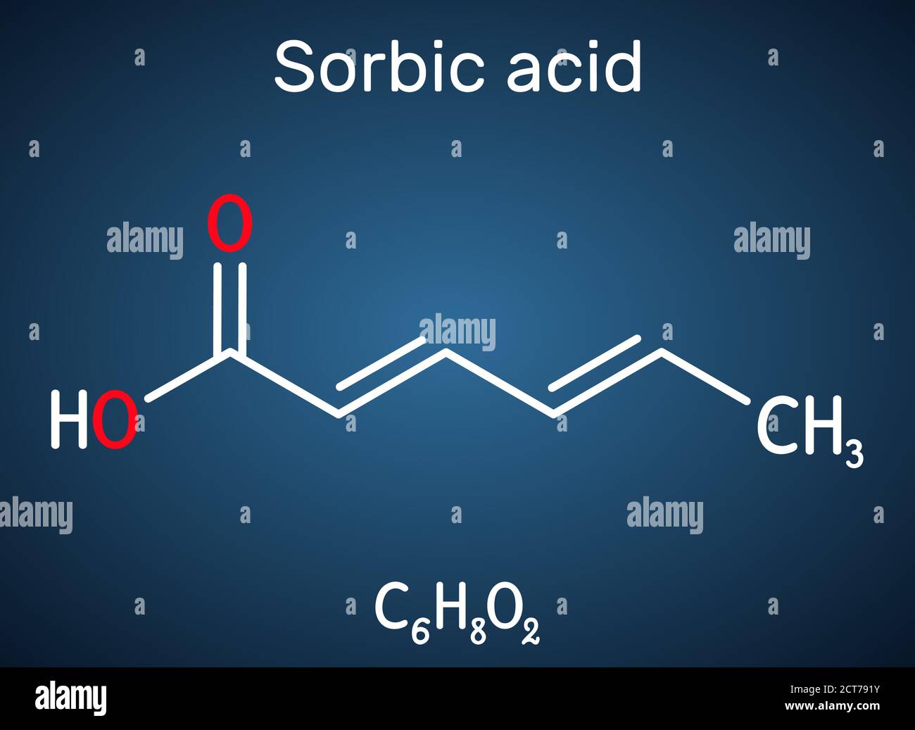 Sorbic acid Stock Vector Images - Alamy