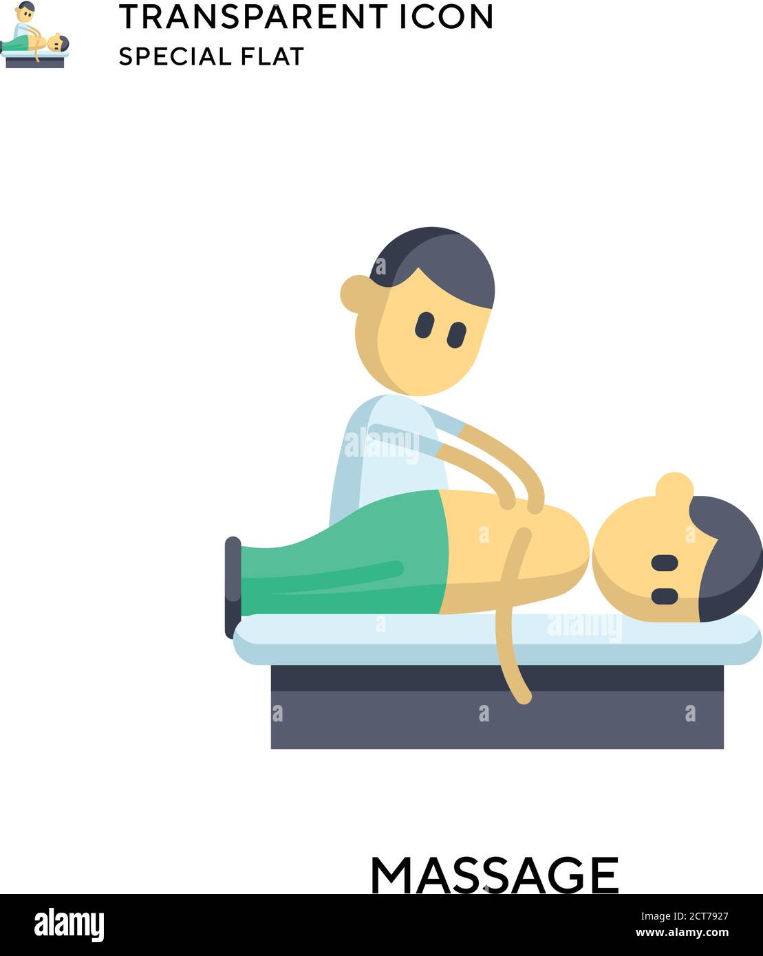 Hands massaging Stock Vector Images - Alamy