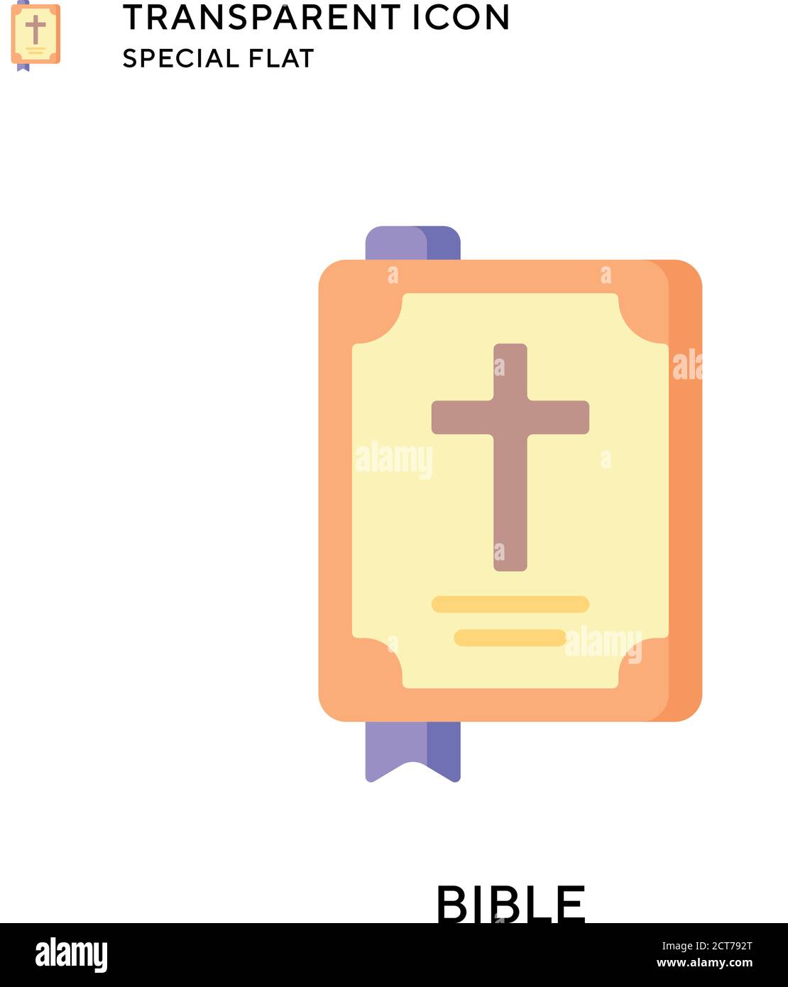 Bible vector icon. Flat style illustration. EPS 10 vector Stock Vector ...