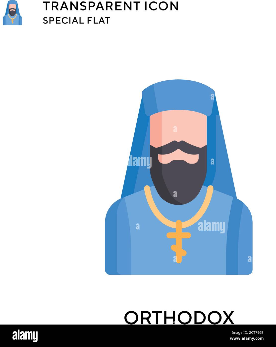 Greek orthodox priest church ceremony Stock Vector Images - Alamy