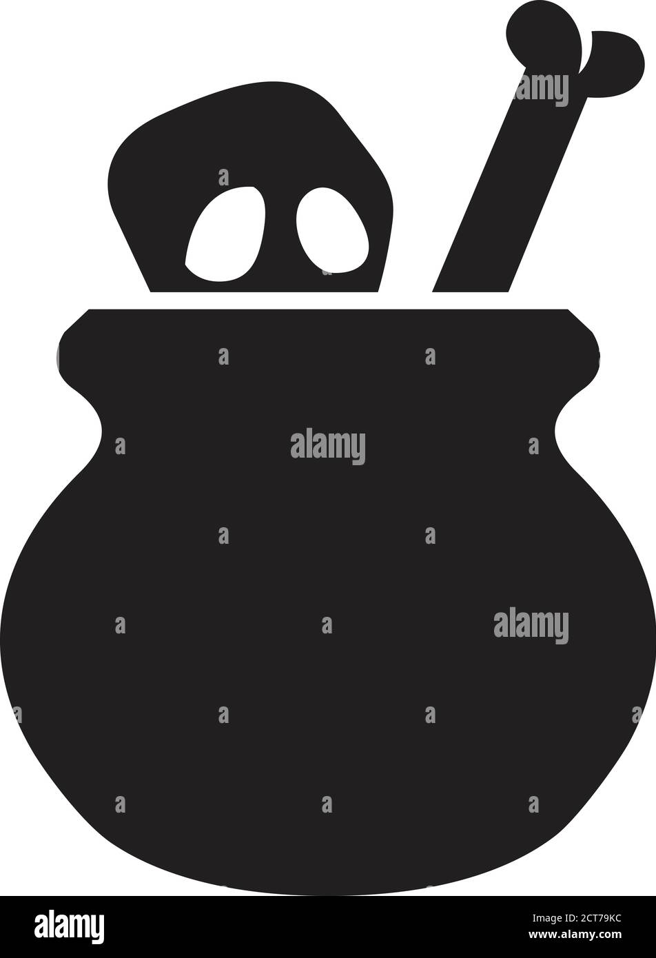 Human skull white icons Cut Out Stock Images & Pictures - Alamy