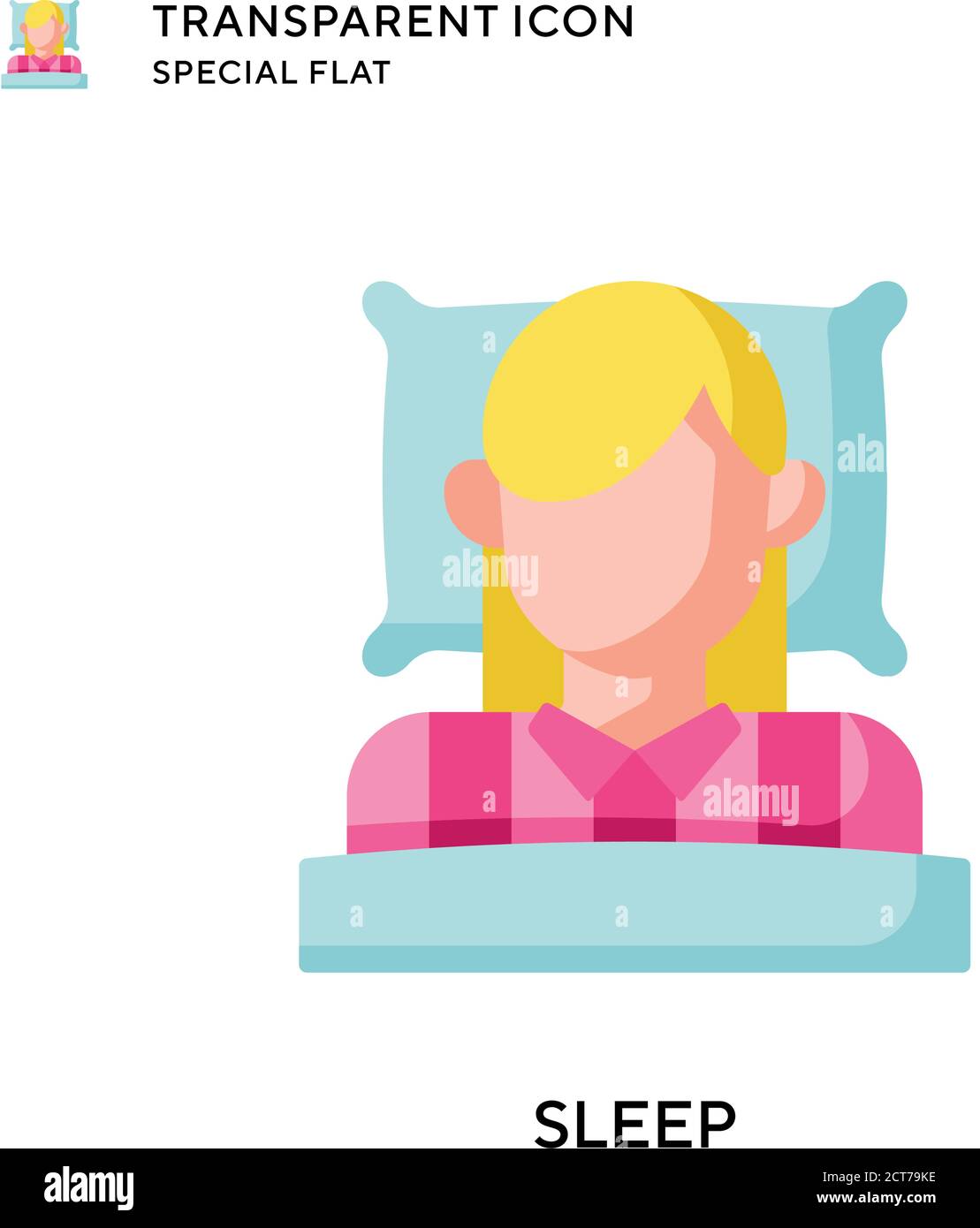 Teenager asleep bed Stock Vector Images - Alamy