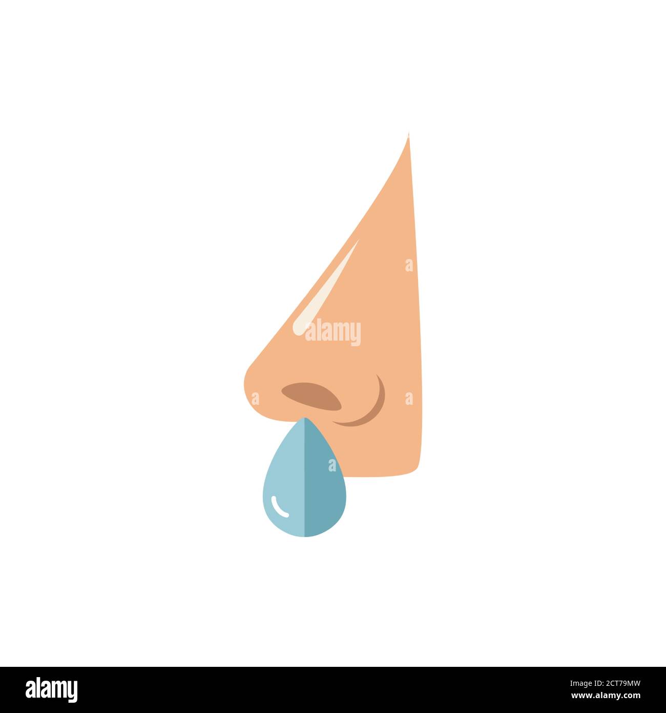 Runny Nose icon. Simple element from allergy collection. Creative Runny ...